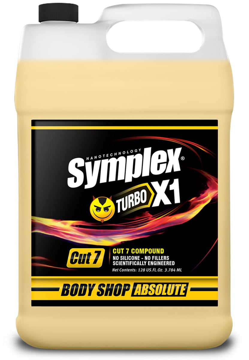 Turbo X1 Cut 7 Body Shop Compound – Symplex USA